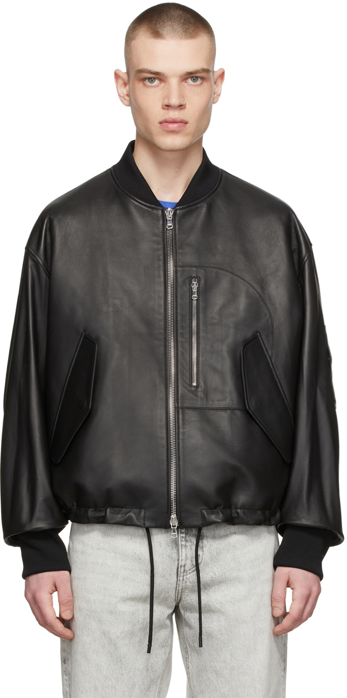 Solid Homme Black Lambskin Jacket Solid Homme
