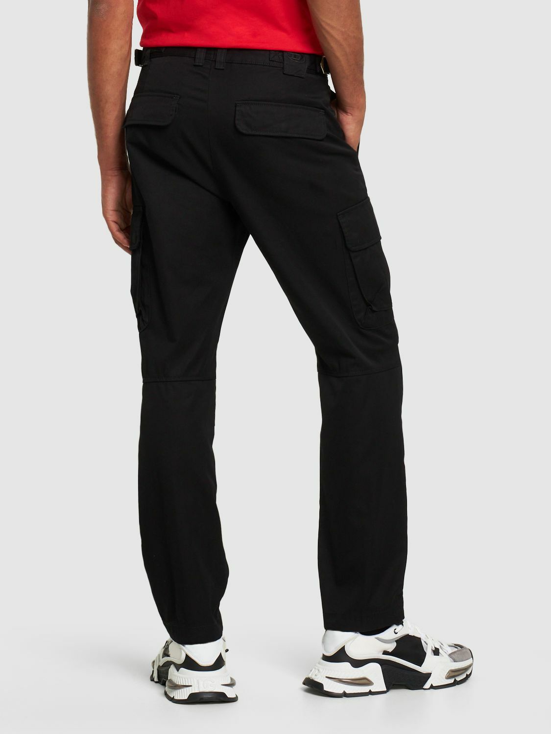 DIESEL - Oval-d Cotton Twill Cargo Pants Diesel