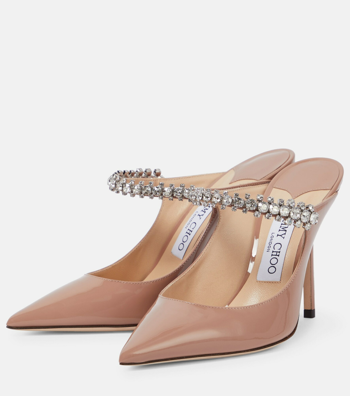 Jimmy Choo - Bing 100 patent leather mules Jimmy Choo