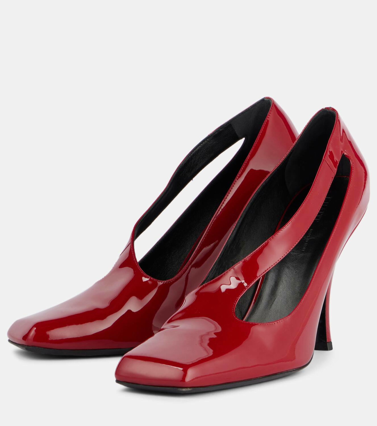 Khaite Eva cutout patent leather pumps Khaite
