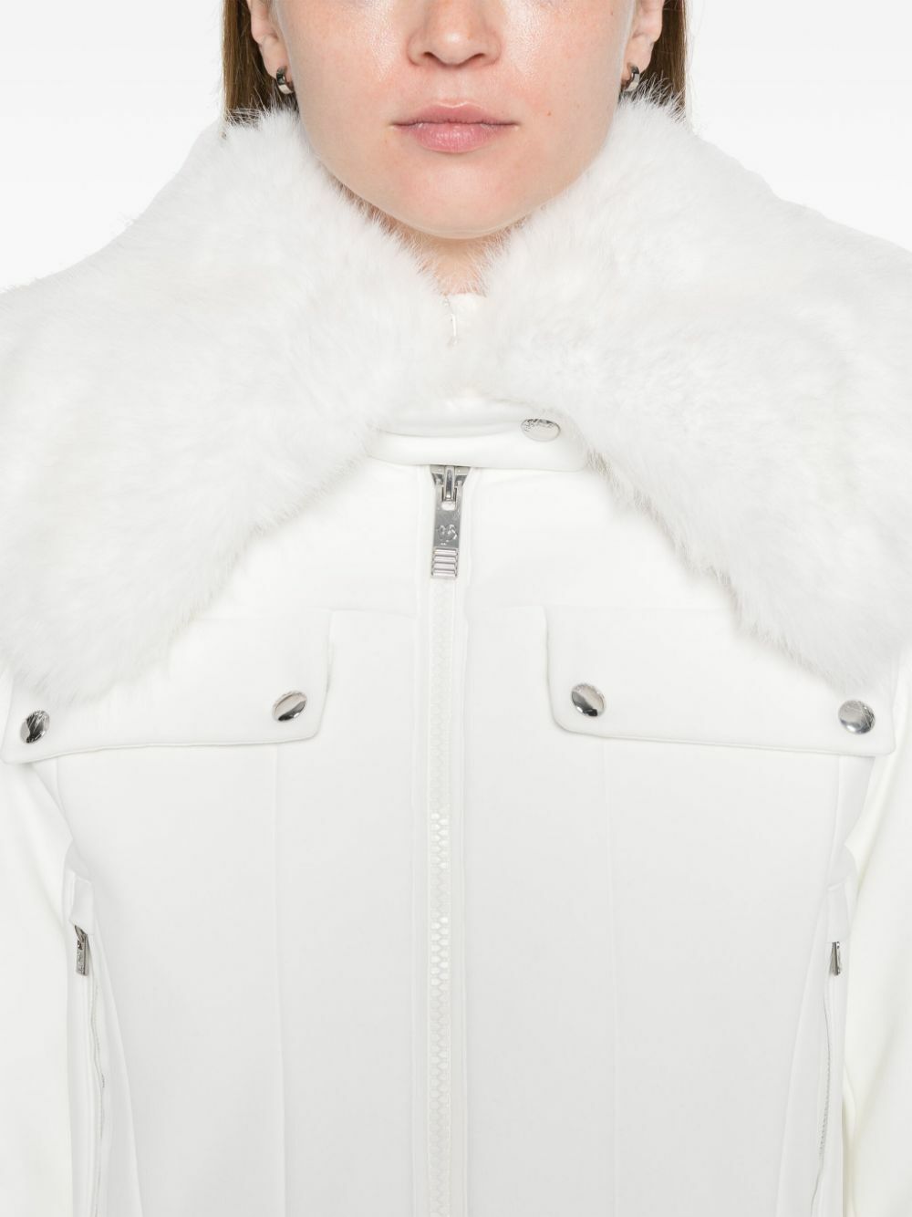 Fusalp Faux Fur-Collar Zipped Ski Jacket Fusalp