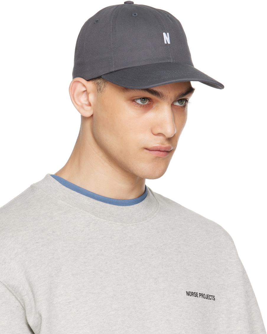 NORSE PROJECTS Gray Twill Sports Cap Norse Projects