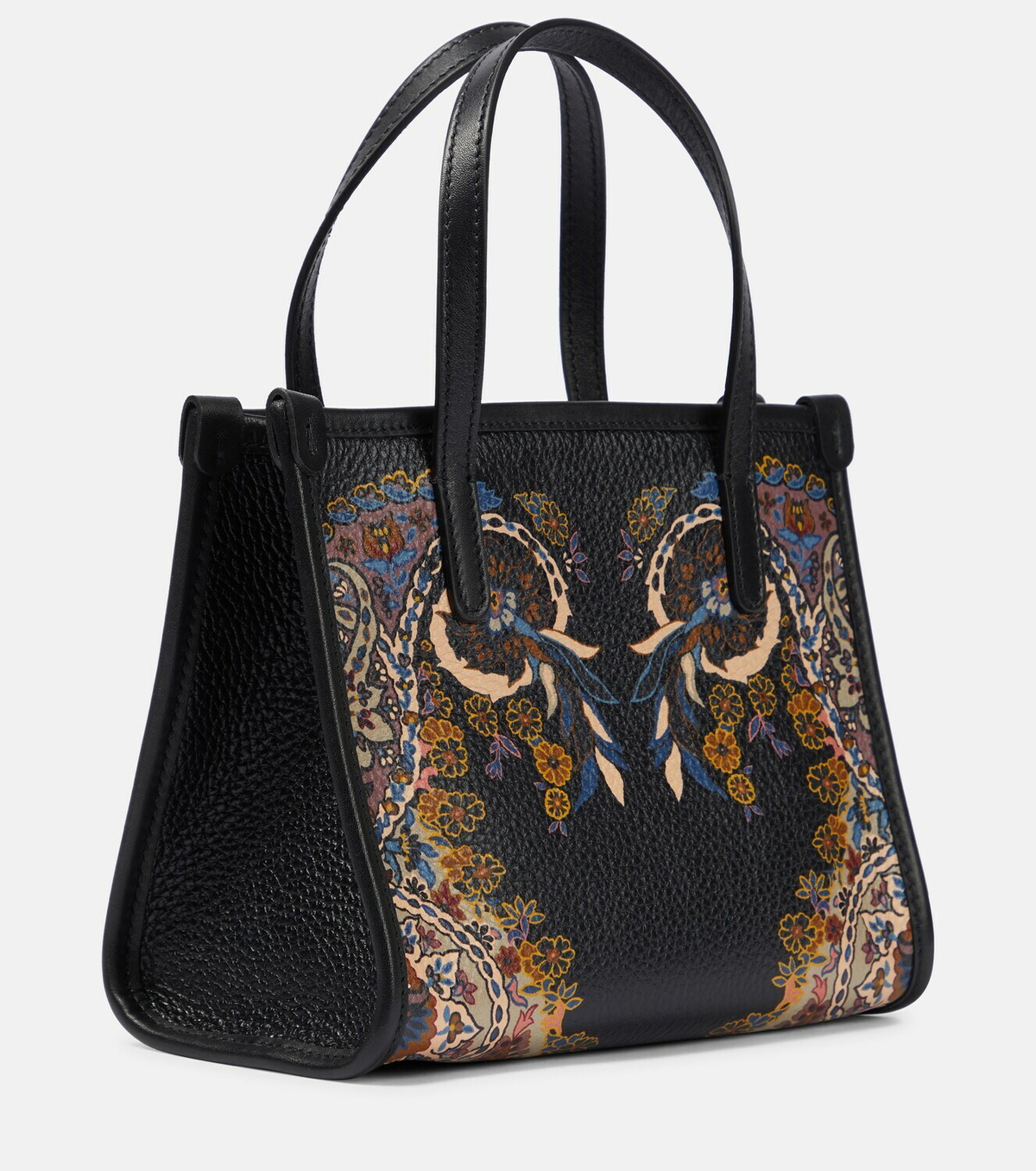 Etro - Printed leather tote bag Etro
