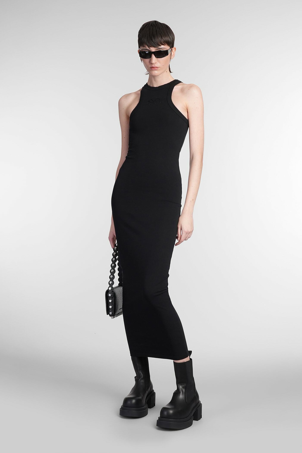 VETEMENTS Dress Woman In Black Cotton Vetements