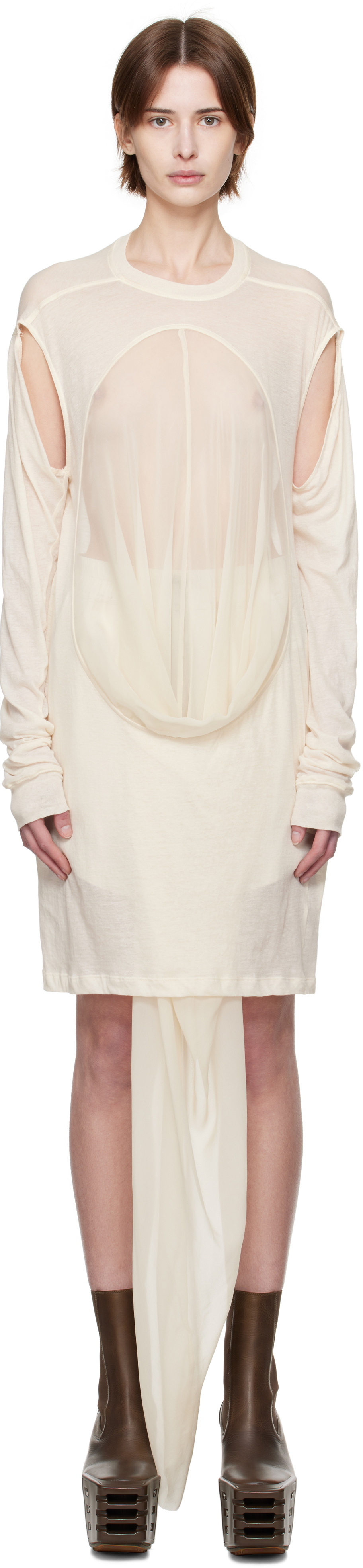 Rick Owens Off-White Hollywood Drain T-shirt Rick Owens