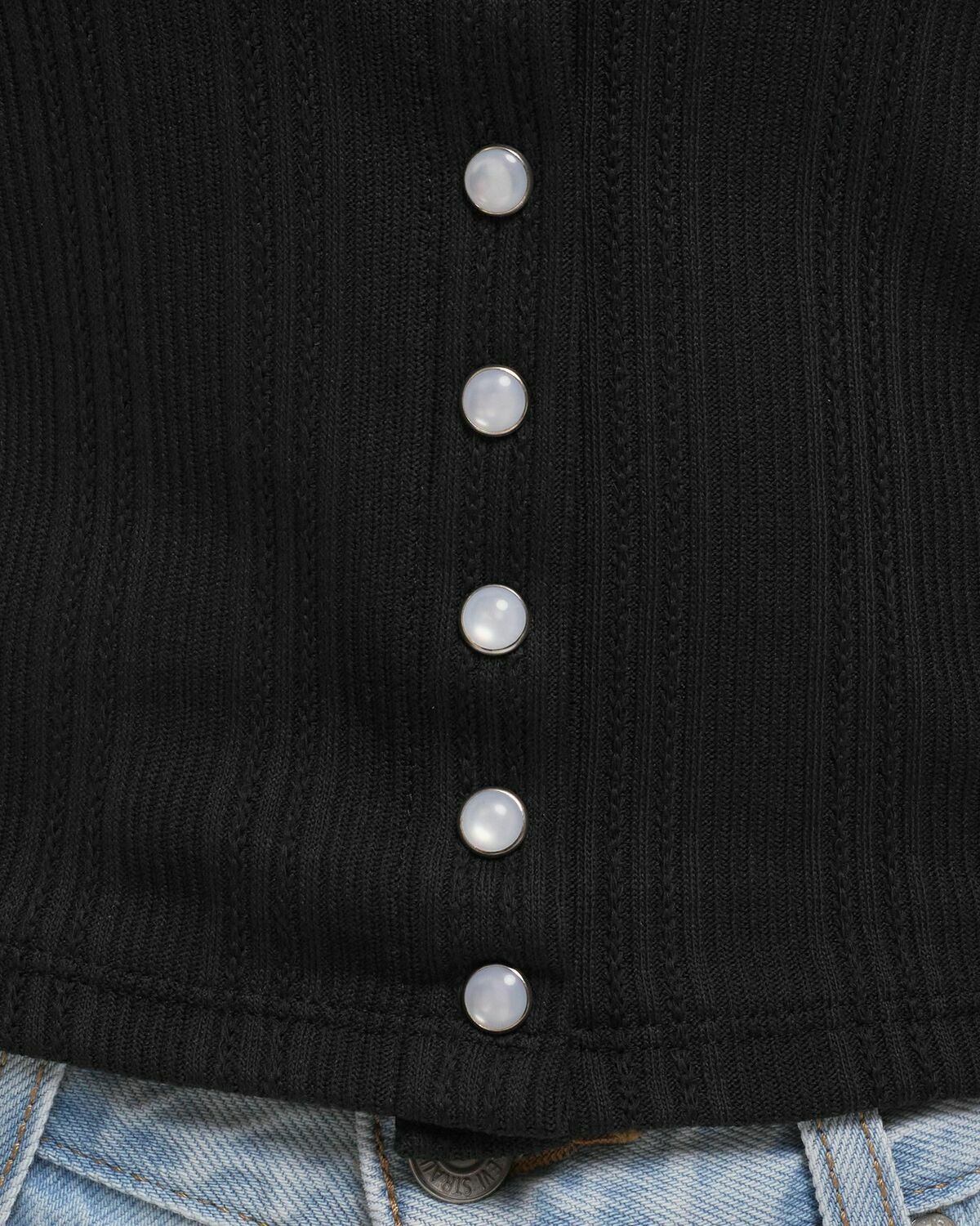Levis Dry Goods Pointelle Top Multi Longsleeves Levis
