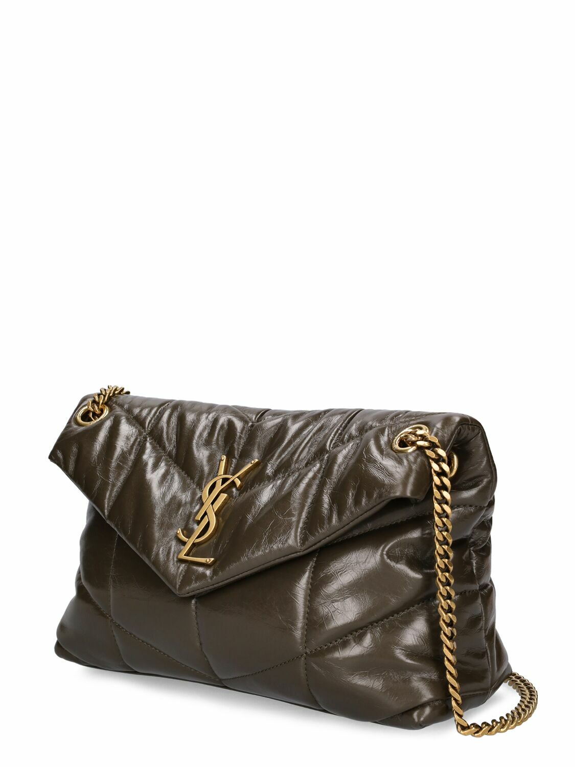 SAINT LAURENT - Small Puffer Leather Shoulder Bag Saint Laurent