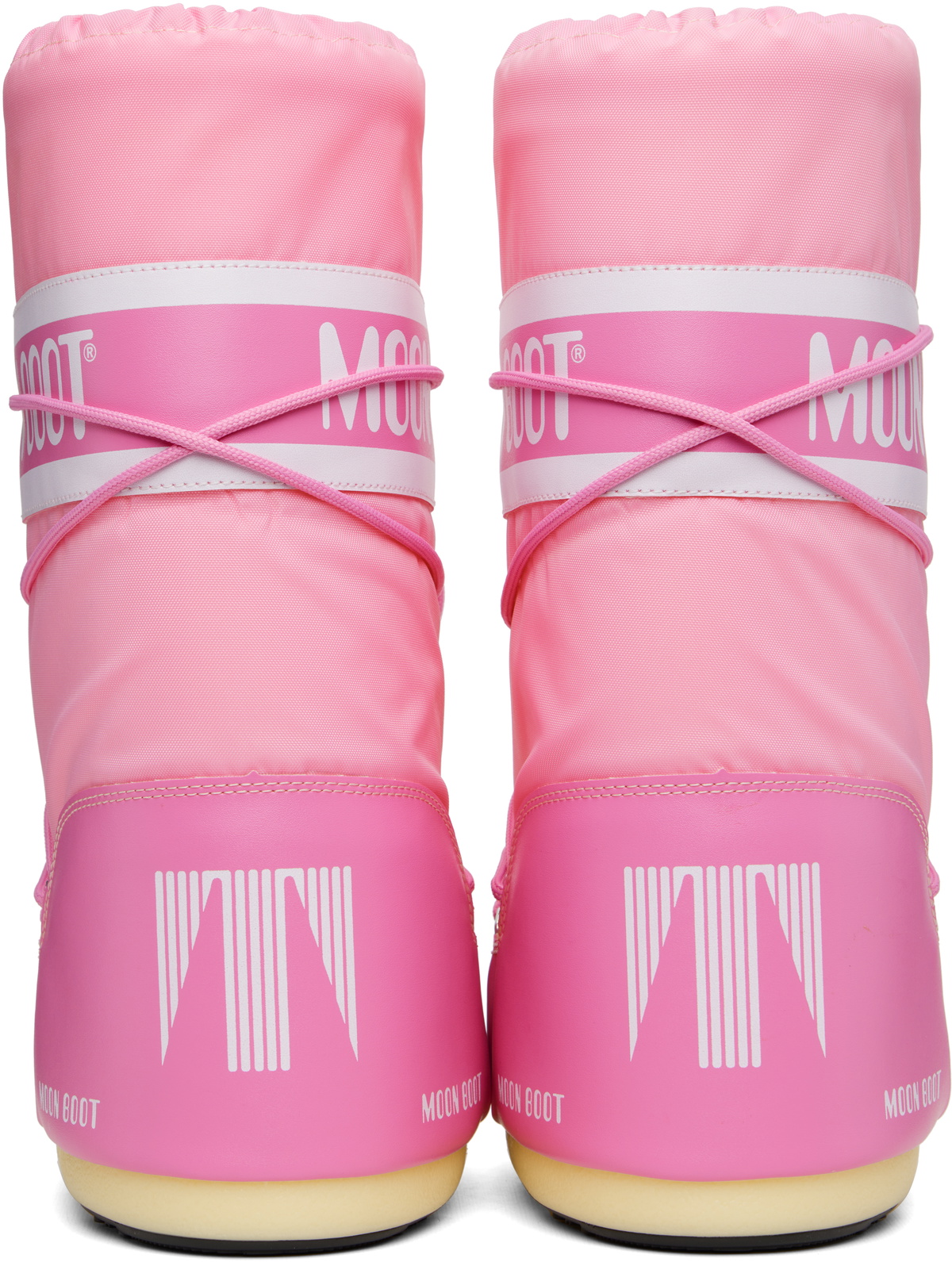 Moon Boot Pink Icon Nylon Boots Moon Boot
