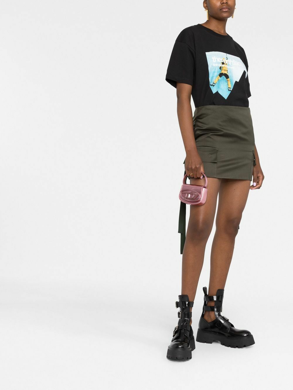 DIESEL - Logo Leather Mini Bag Diesel