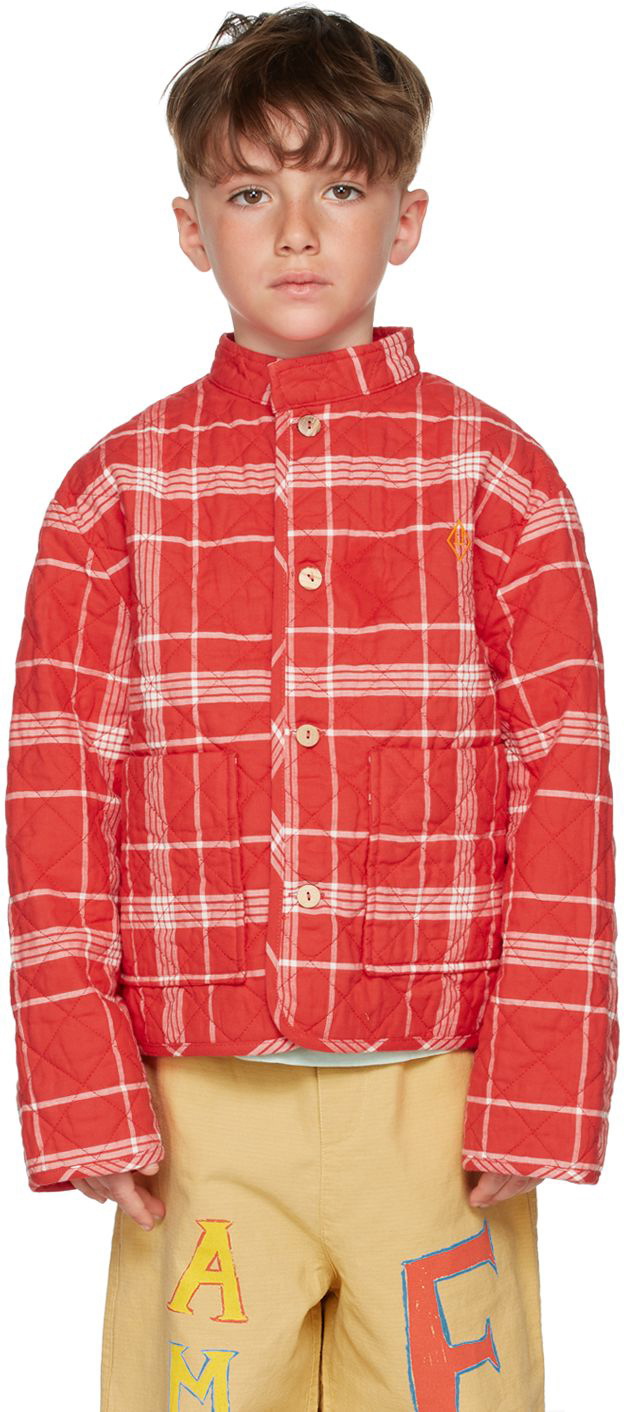 The Animals Observatory Kids Red Logo Starling Jacket The Animals