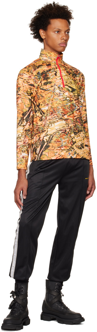 PALMER Orange Printed Sweater