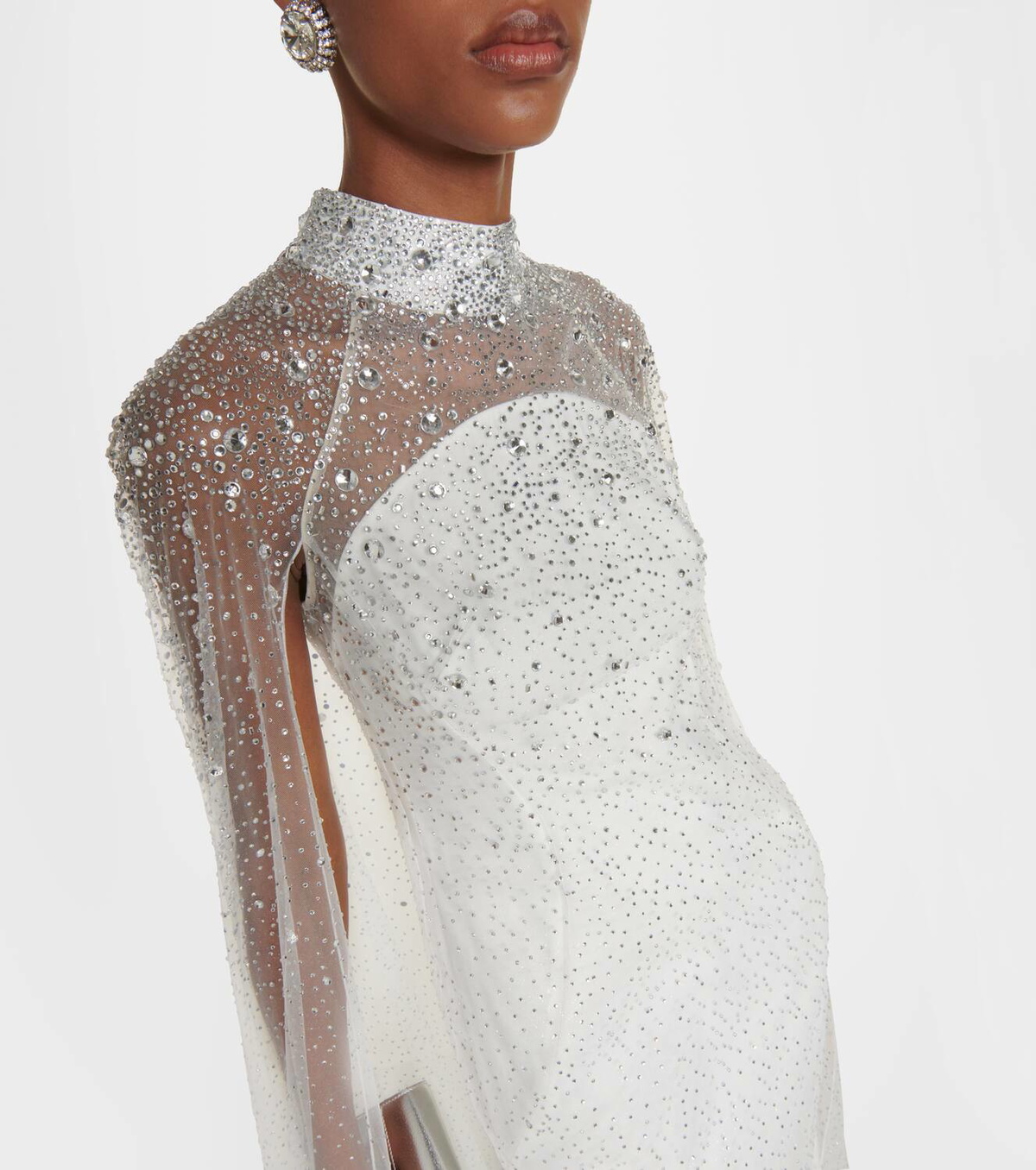 Jenny Packham Bridal Ingrid embellished caped gown Jenny Packham