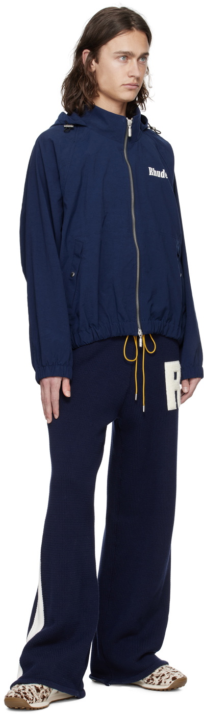 Rhude Navy Palm Jacket Rhude