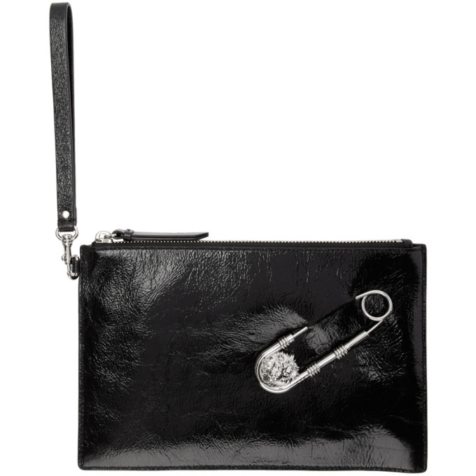 Versus Black Safety Pin Pouch Versus