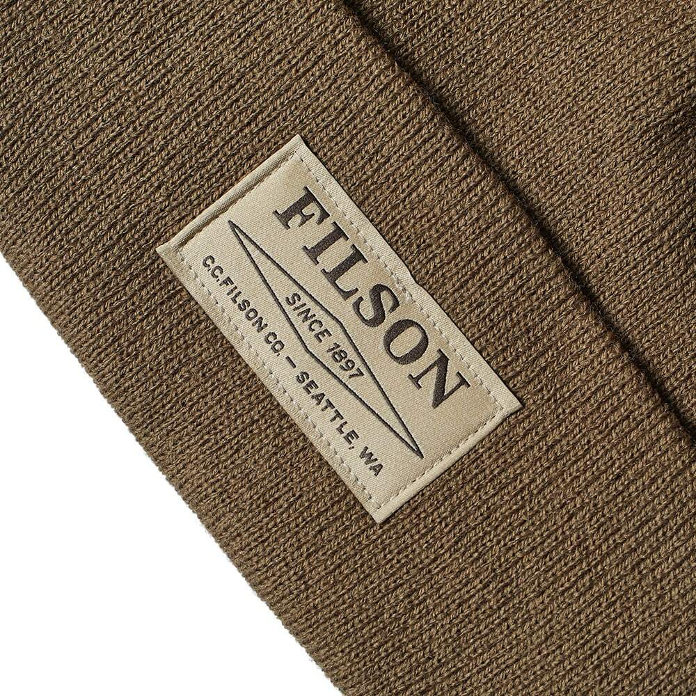 Filson Men's Ballard Watch Cap in Dark Mushroom Filson