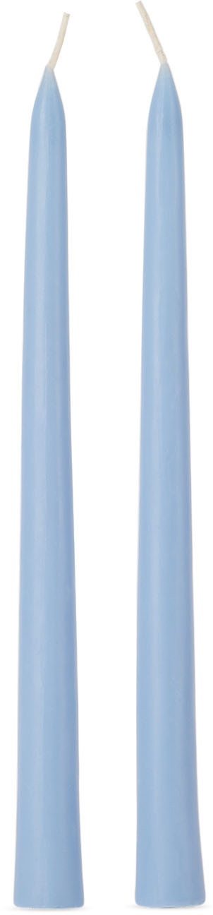 Marloe Marloe Blue Tapered Candle Stick Set
