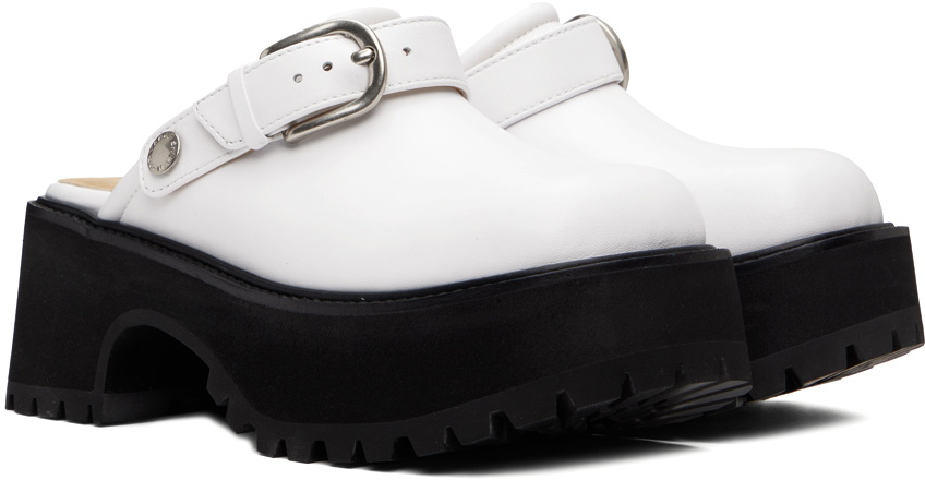 Marge Sherwood White 70's Clogs Marge Sherwood