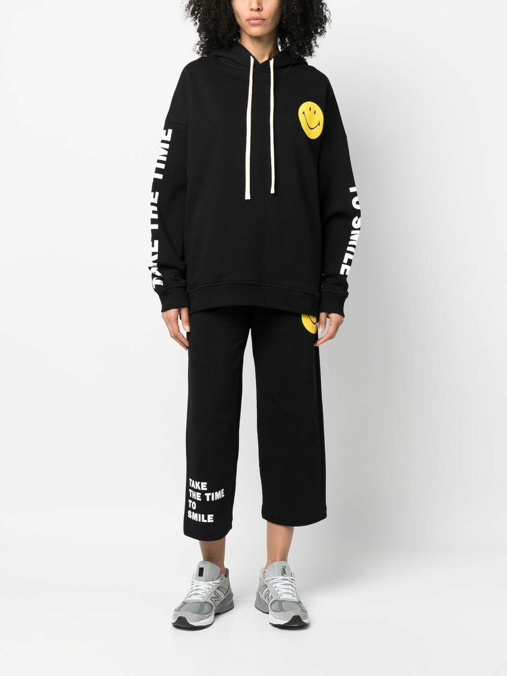JOSHUA SANDERS - Smiley Logo Cotton Hoodie Joshua Sanders