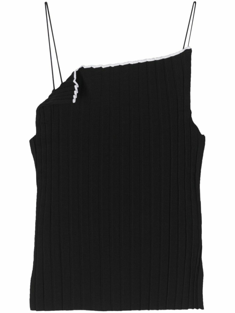 Jacquemus Black Le Haute Ribbed-Knit Top Jacquemus
