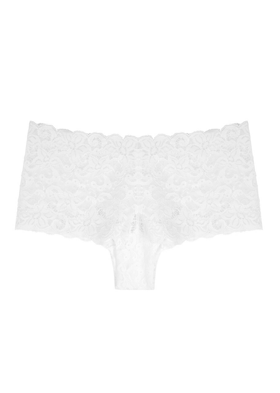 Hanro Moments Lace Briefs White Hanro