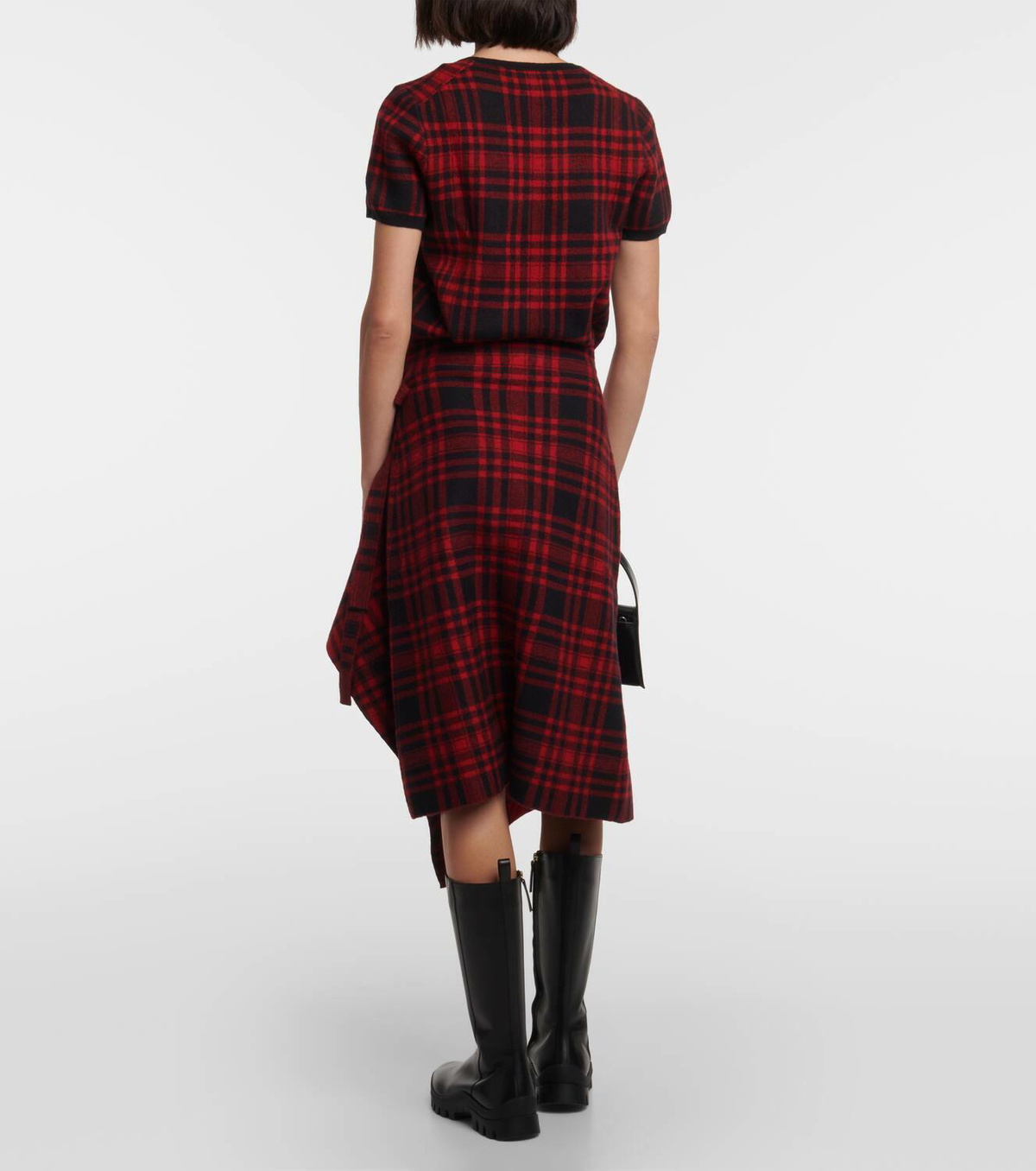 Polo Ralph Lauren Checked wool wrap skirt Polo Ralph Lauren