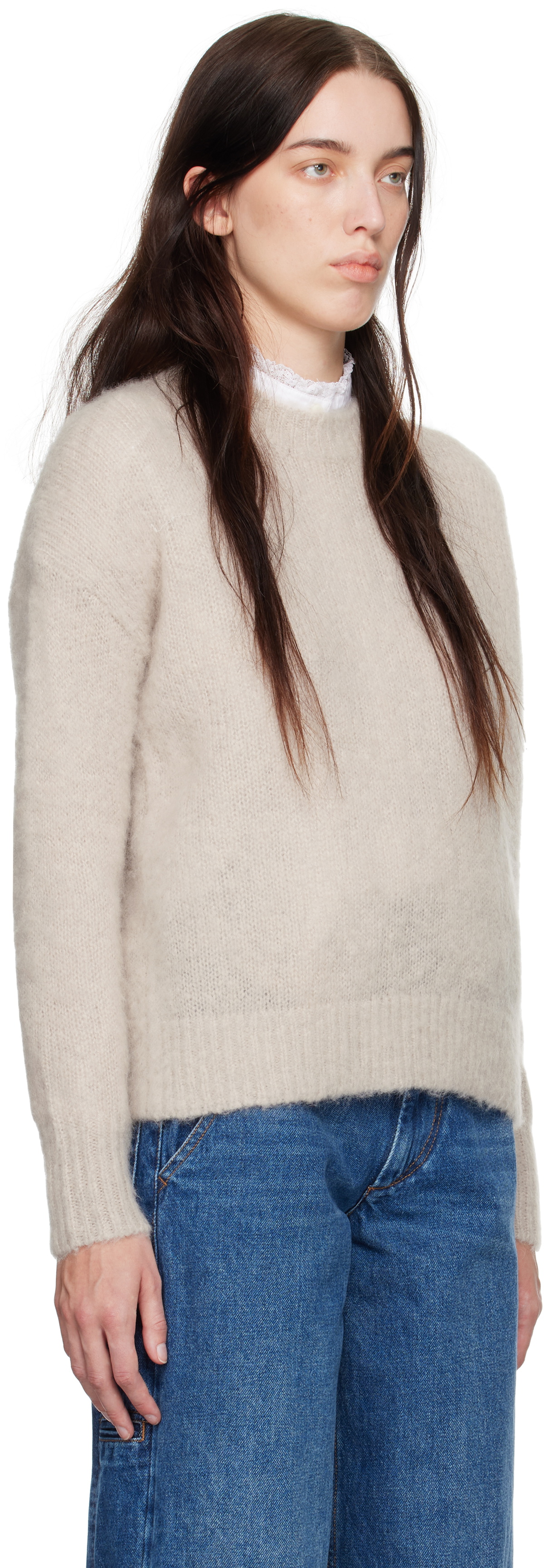 Isabel Marant Etoile Beige Enya Sweater Isabel Marant Etoile