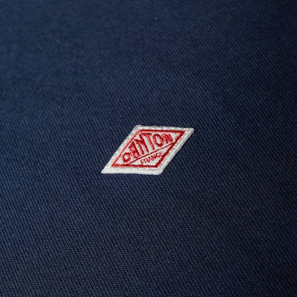 Danton Men's Logo Lightweight Crew Sweat in Navy Blue Danton