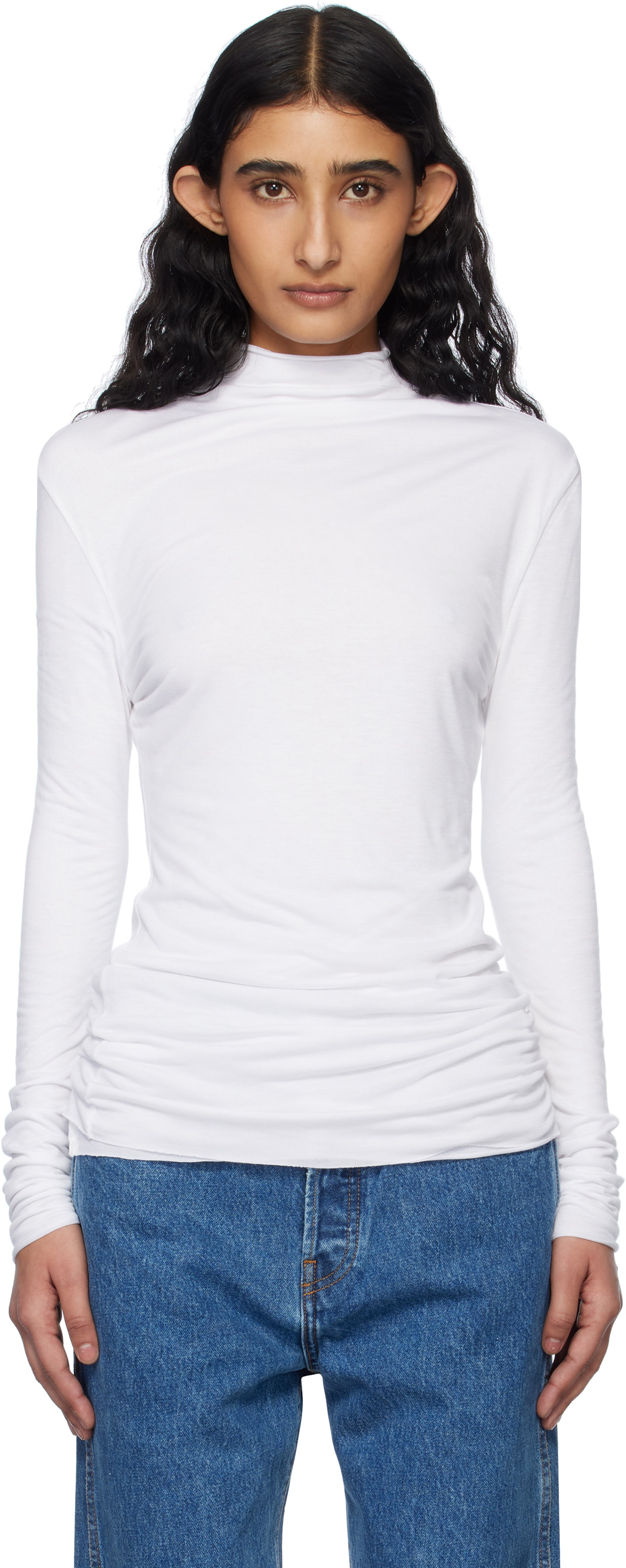 KHAITE White Rolina Top Khaite