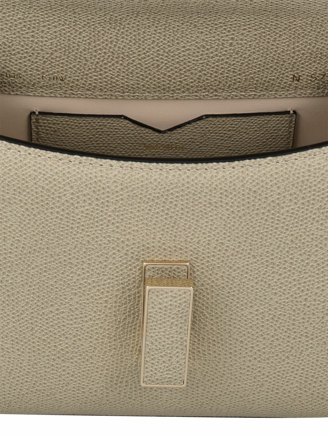 VALEXTRA - Micro Iside Grained Leather Bag Valextra