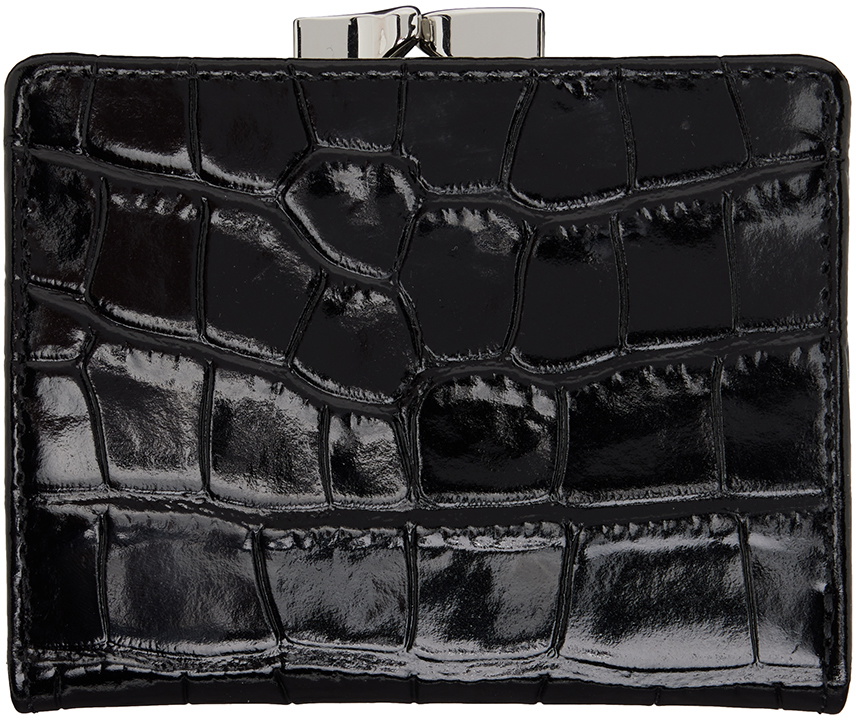 Vivienne Westwood Black Small Frame Wallet Vivienne Westwood