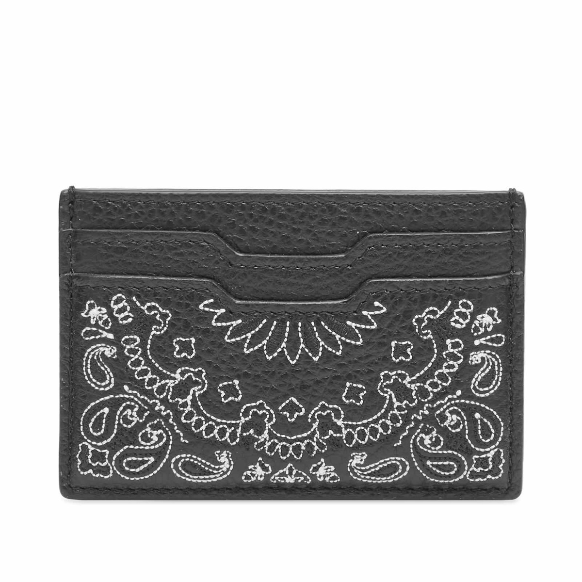 AMIRI Men's Card Holder Bandana Card Holder in Black Amiri