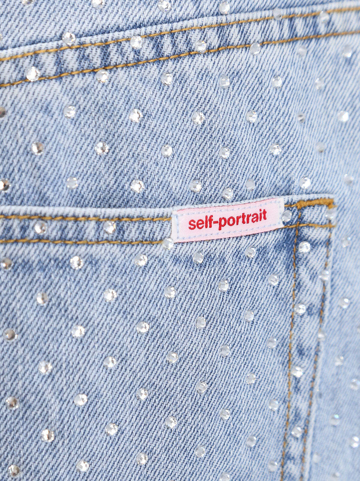 Self Portrait Jeans Blue Womens Self-Portrait