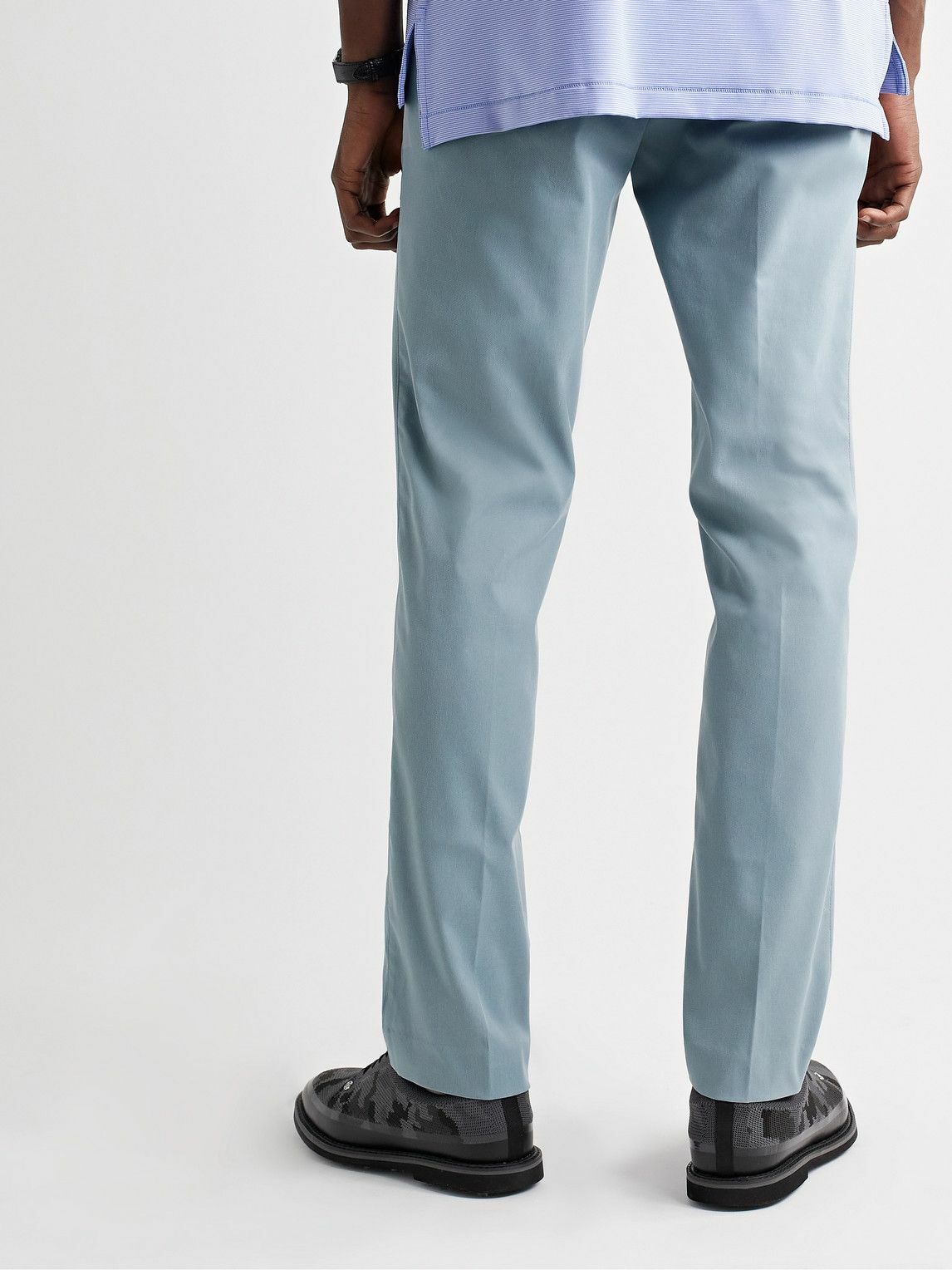 Peter Millar - Raleigh Straight-Leg Tech-Twill Golf Trousers - Gray ...