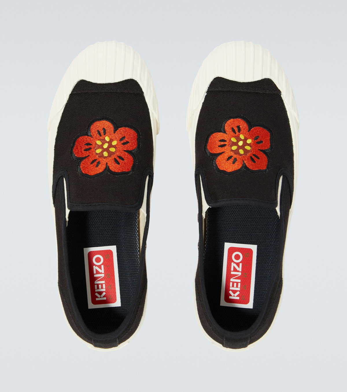 Kenzo - Logo printed slip-on shoes Kenzo