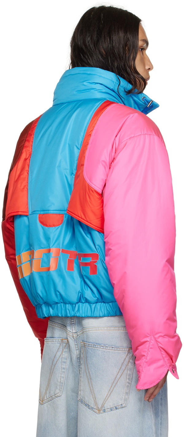 Members of the Rage Blue Paneled Jacket