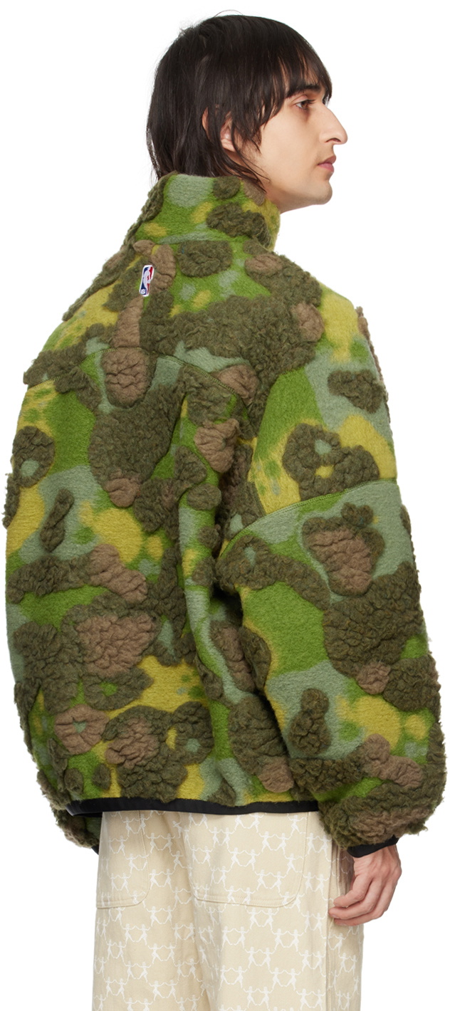 KidSuper Green Jacquard Reversible Jacket KidSuper