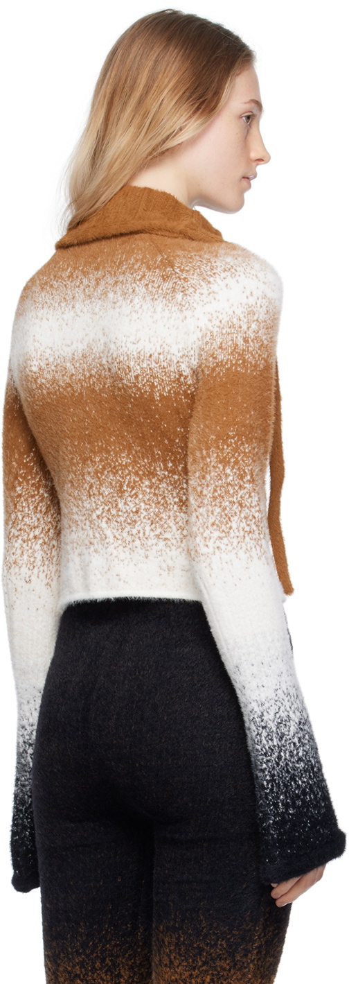 Ottolinger White & Brown Gradient Sweater Ottolinger