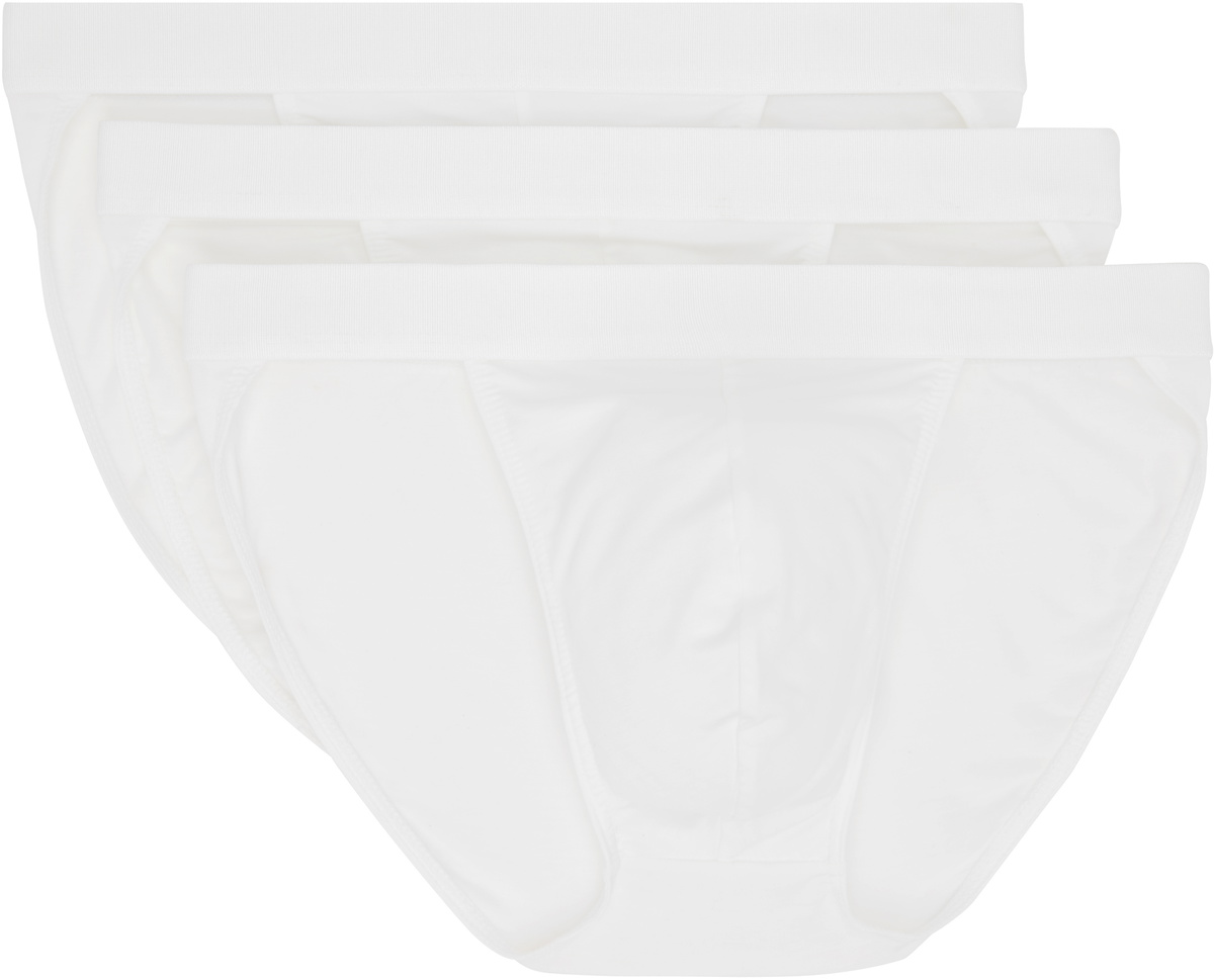 CDLP Three-Pack White Tanga Briefs CDLP