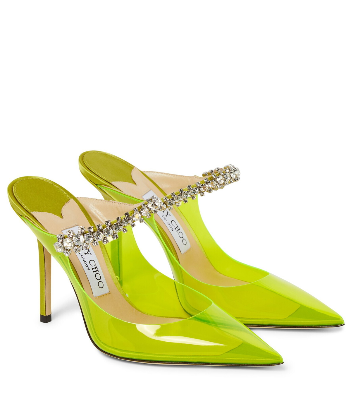 Jimmy Choo - Bing 100 embellished mules Jimmy Choo