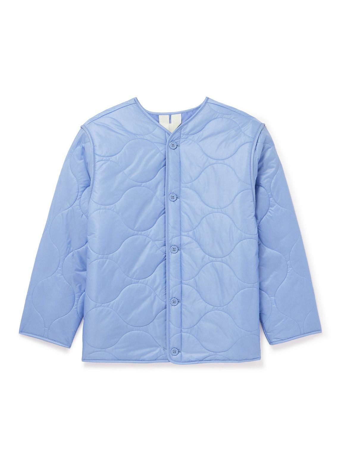 ARKET Kids - Ken Quilted Padded Ripstop Jacket - Blue ARKET