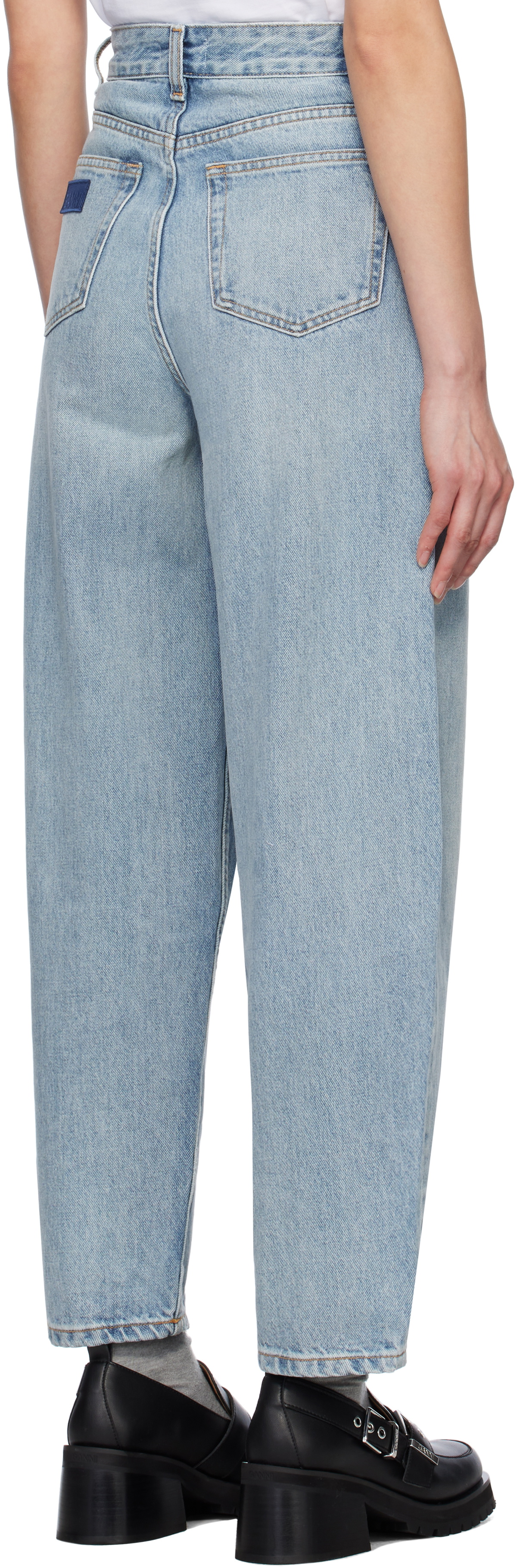 GANNI Blue Stary Jeans GANNI