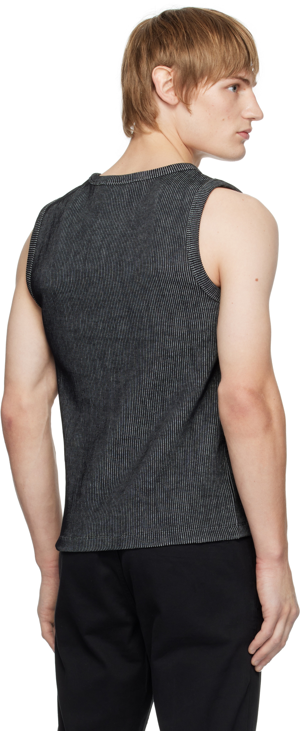 Hugo Black Logo Tank Top Hugo Boss