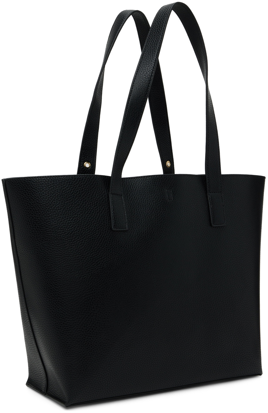 Versace Jeans Couture Black Lanyard Closure Tote Versace