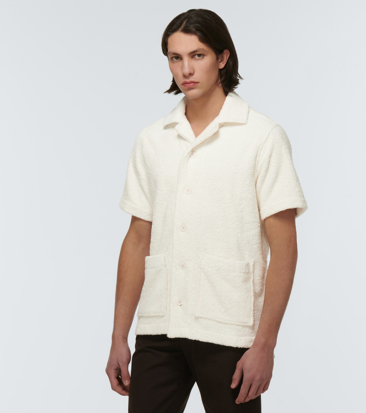 Orlebar Brown - Griffith terry bowling shirt Orlebar Brown