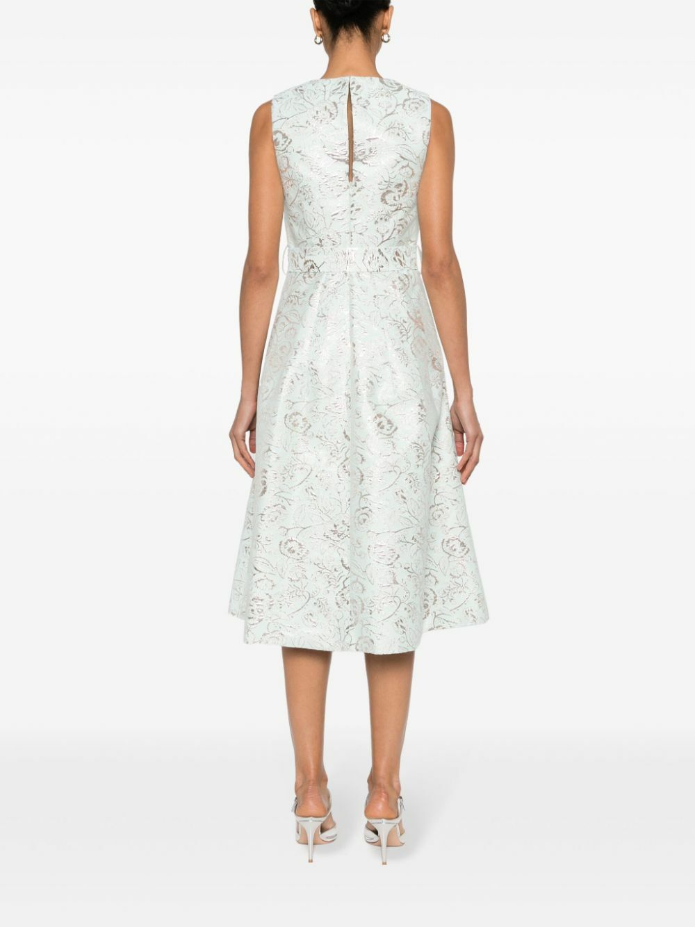 PAROSH - Lurex Jacquard Short Dress Parosh