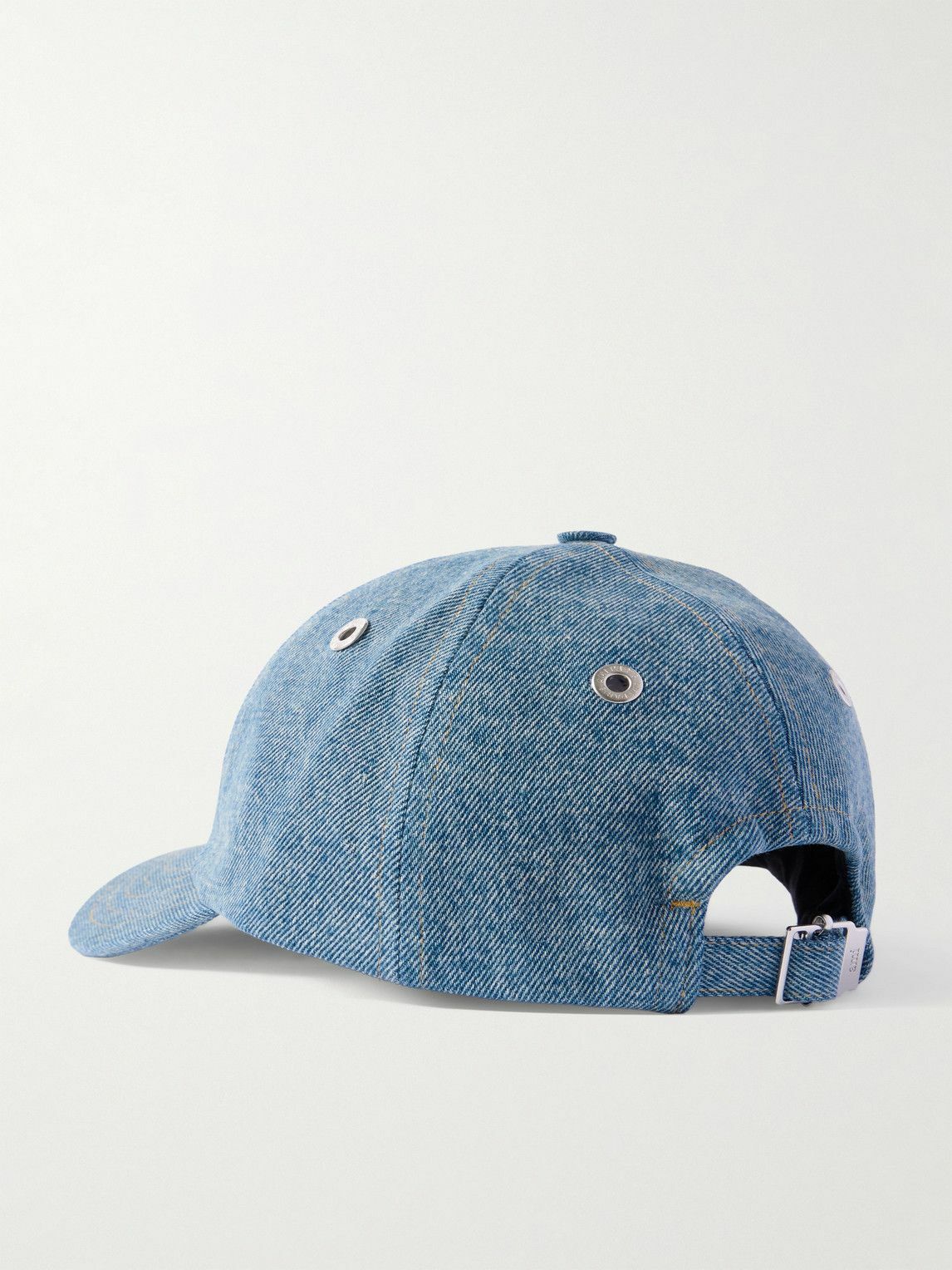 AMI PARIS - Logo-Embroidered Denim Baseball Cap AMI