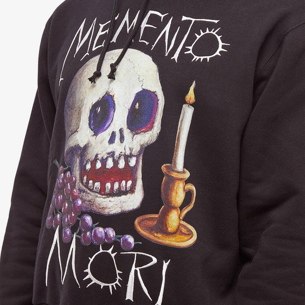 Endless Joy Men's Momento Mori Skull Print Popover Hoody in Black ...