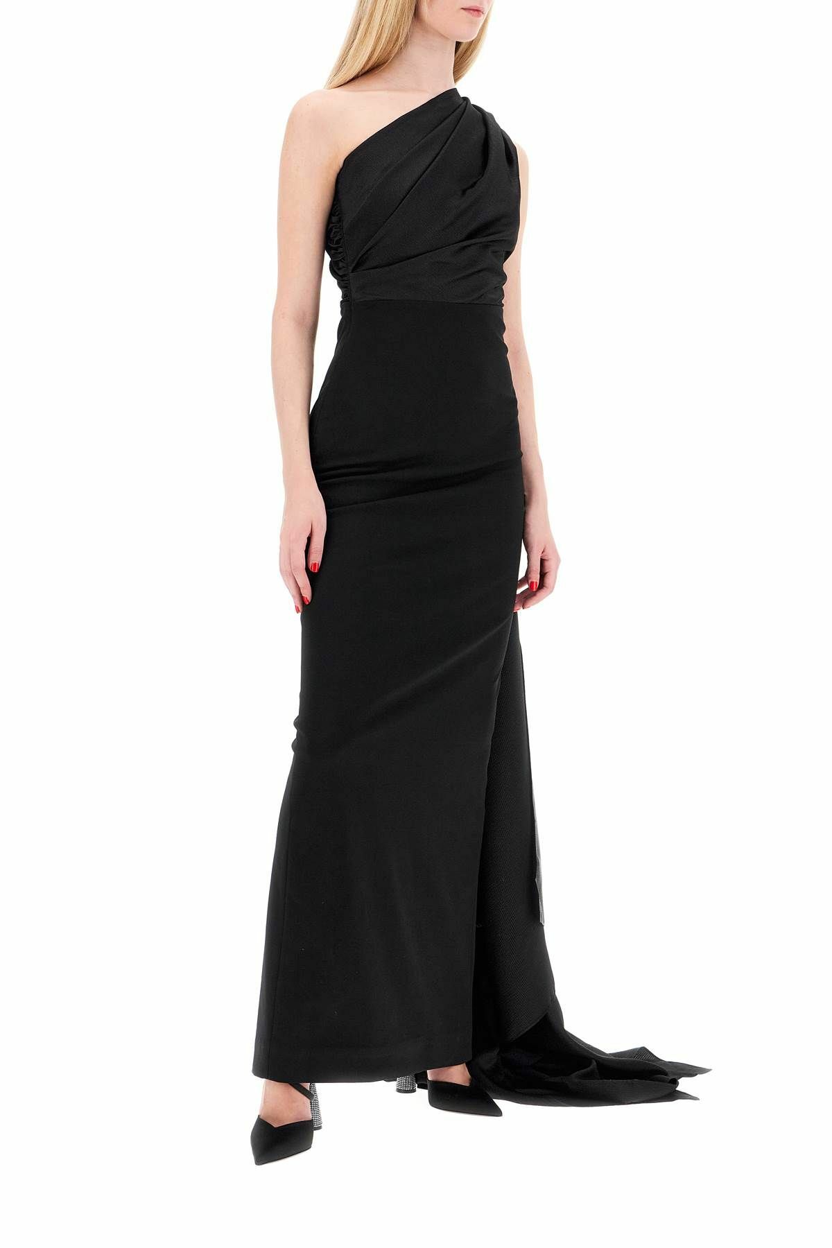 SOLACE LONDON long yeva dress Black Solace London