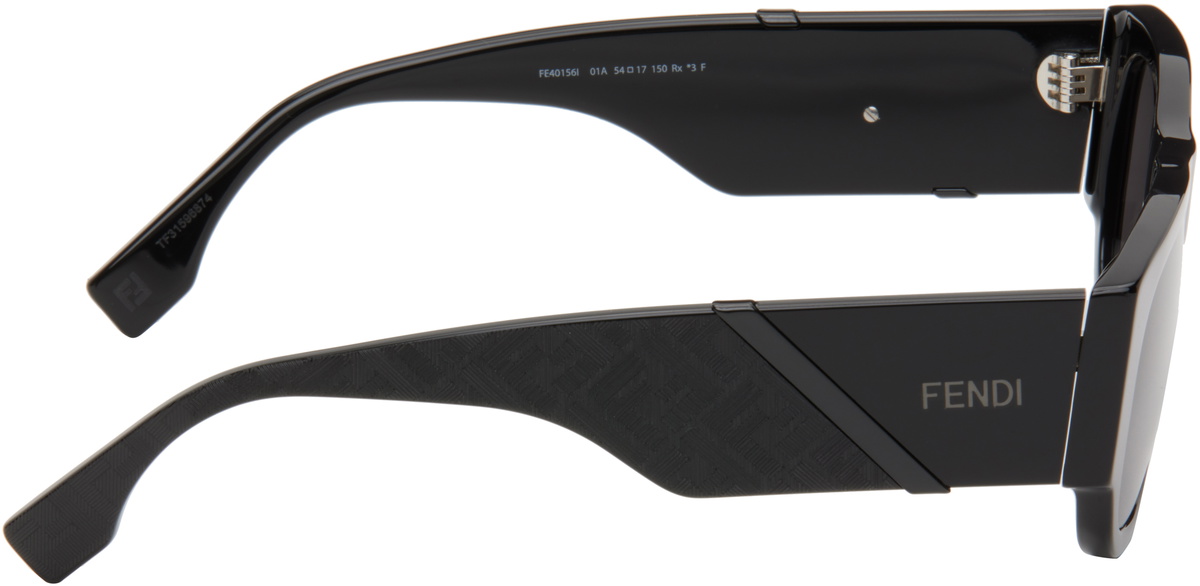 Fendi Black Diagonal Sunglasses Fendi