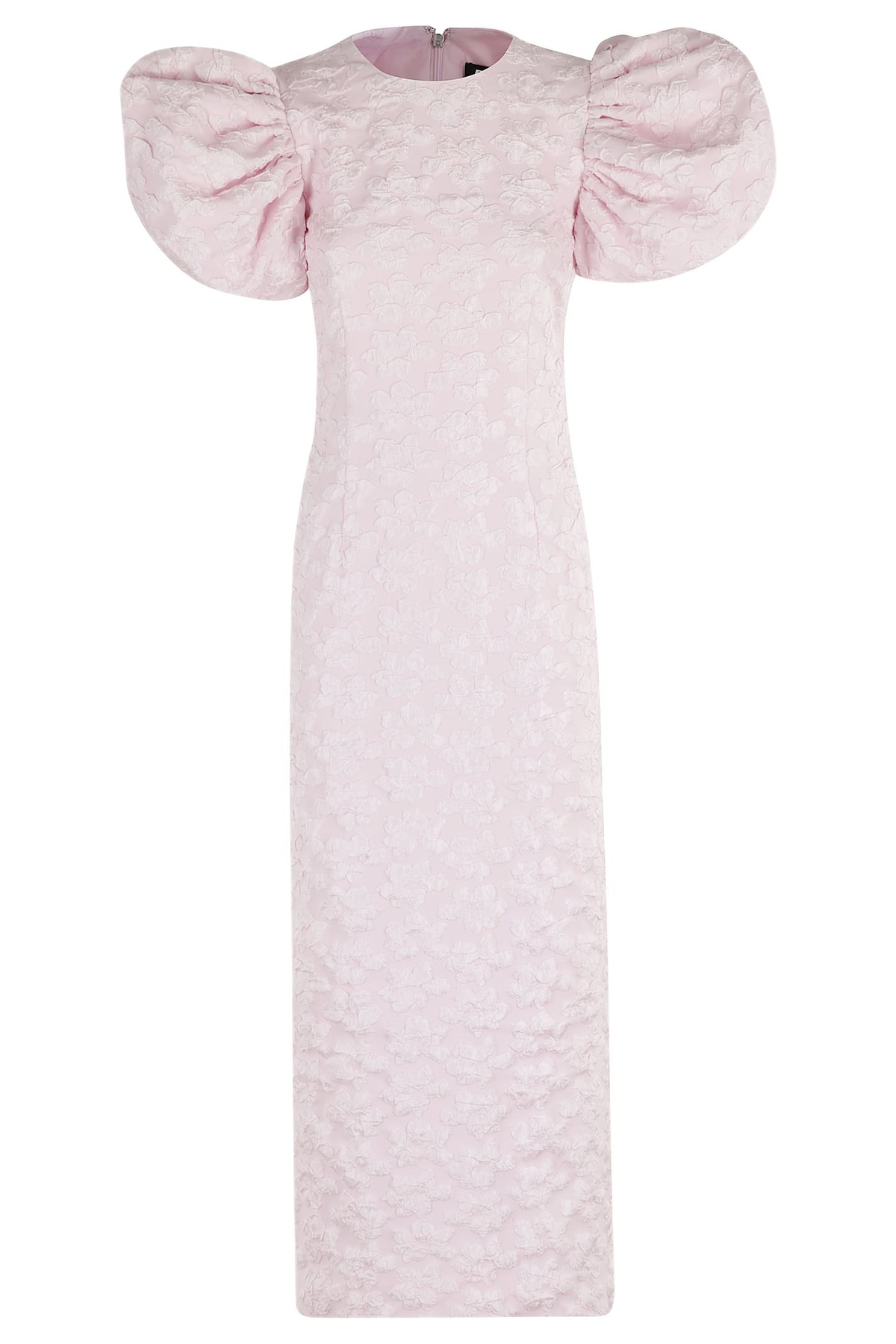 Rotate by Birger Christensen Jacquard Midi Puffy Dress ROTATE Birger ...